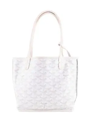 Goyard Anjou Reversible Tote Coated Canvas Mini - White