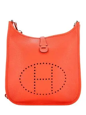Hermès Evelyne Bag Gen Iii Clemence Pm - Red