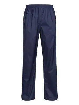 REGATTA Packaway Waterproof Overtrousers - Navy