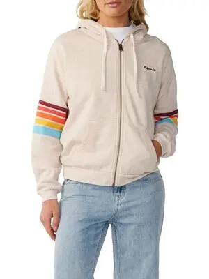 Rip Curl Surf Revival Full Zip Hoodie - Oatmeal Marle