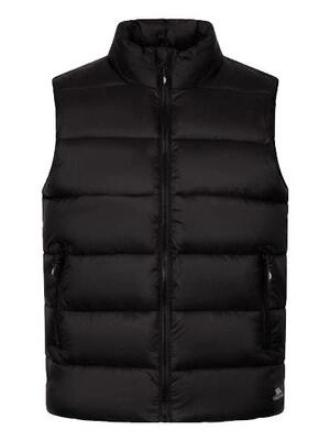 TRESPASS Quilted Padded Gilet - Black