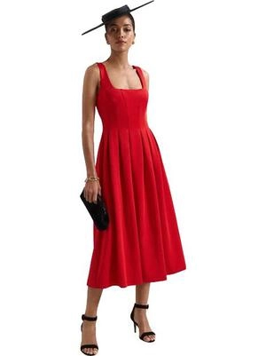 PHASE EIGHT Katie Square-neck Midi Dress