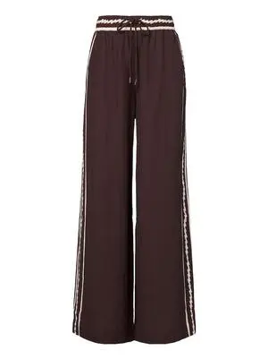 ALEMAIS Lori Wide-leg Pants - Brown