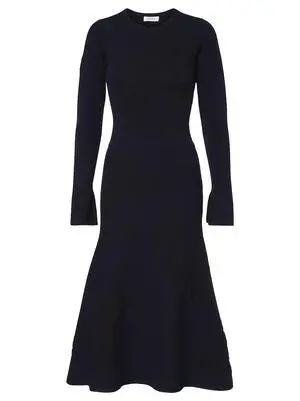 Erdem Jacquard Midi Dress - Blue
