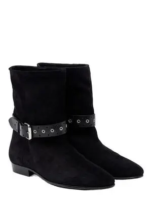 Isabel Marant Étoile Reena Suede Ankle Boots - Black