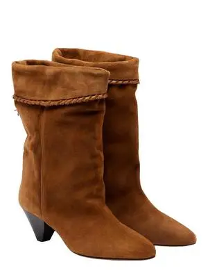 Isabel Marant Étoile Dalby Suede Ankle Boots - Brown