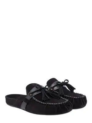 Isabel Marant Étoile Malvin Suede Mules - Black