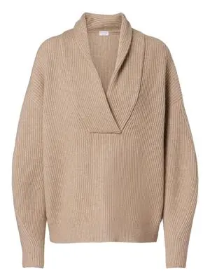 Brunello Cucinelli Ribbed-knit Cashmere Sweater - Brown