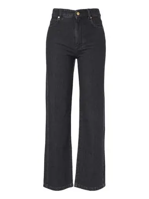 Max Mara S Max Mara High-Rise Straight Jeans Black