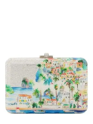 Judith Leiber Slim Slide Costa Embellished Clutch - Multicoloured