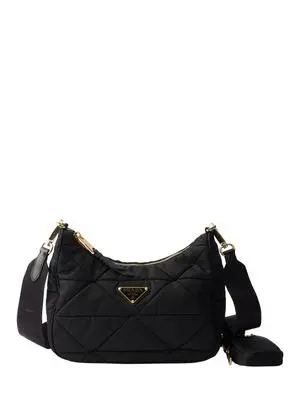 Prada Re-nylon Shoulder Bag - Black
