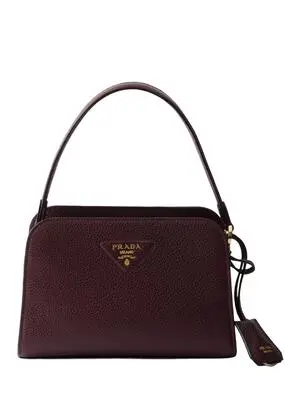 Prada Leather Mini Handbag - Red