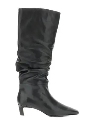 ALOHAS Kalila Slouchy Square-toe Boots - Black