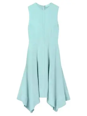 Stella McCartney Sleeveless Asymmetric Hem Dress - Blue