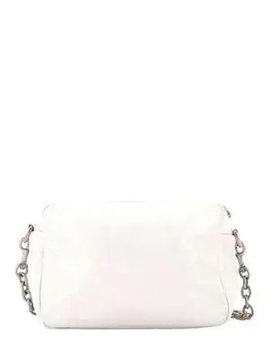 Balenciaga Monaco Leather Xs Camera Bag - White