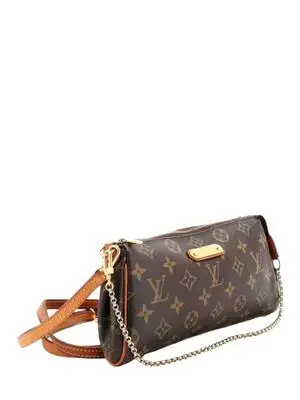 LOUIS VUITTON Monogram Canvas Eva Clutch - Brown