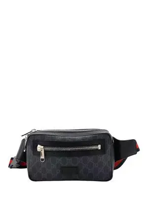 Gucci Gg Coated Canvas Small Belt Bag - Black