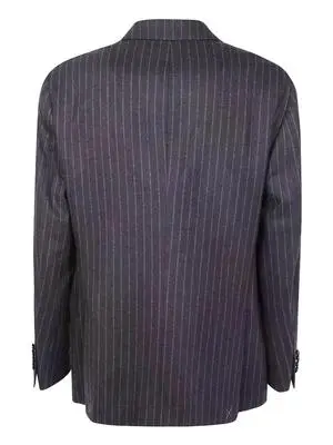 Brunello Cucinelli Pinstripe-pattern Wool Suit - Grey