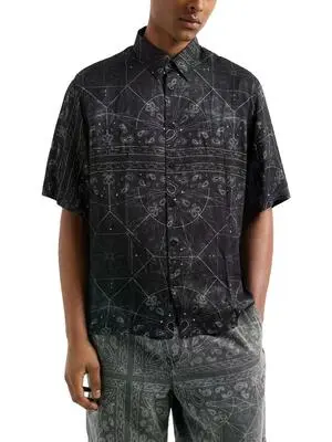 Armani Exchange Graphic-print Shirt - Black