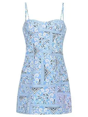 CARA CARA Claudine Paisley-print Mini Dress