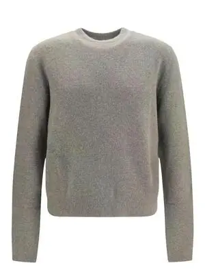 Rick Owens Round Neck Sweater - Grey