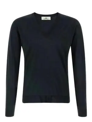 RIVIERA V-neck Sweater - Blue
