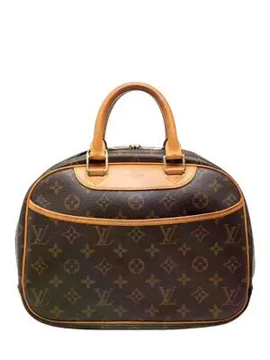 LOUIS VUITTON Monogram Trouville Handbag - Brown