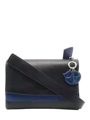Dior Be Double Flap Shoulder Bag - Black