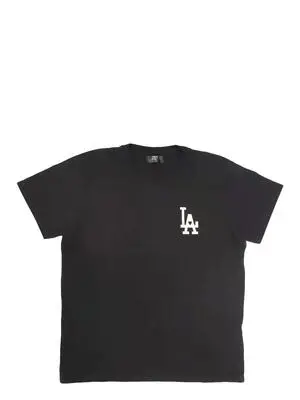 HTC LOS ANGELES Logo-print Cotton T-shirt - Black