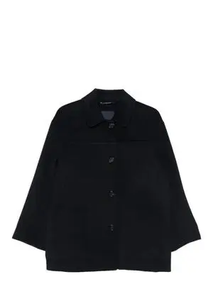 Max Mara Giugno Button-fastening Jacket - Blue