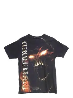 HTC LOS ANGELES Studded Graphic-print T-shirt - Black