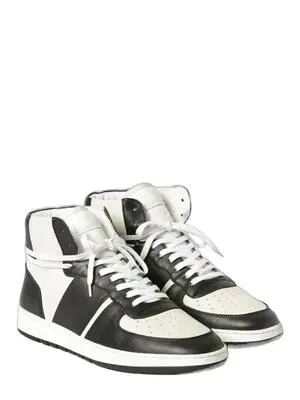 COLLEGIUM Destroyer Leather Sneakers - Black