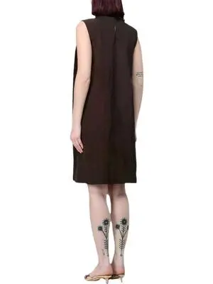 Ter Et Bantine Pleated Sleeveless Dress - Brown