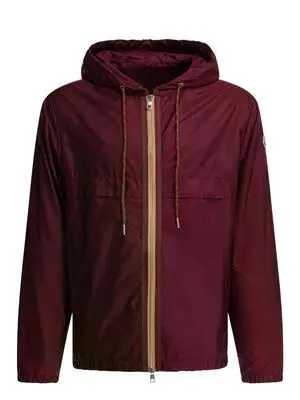 Moncler Logo-patch Hooded Jacket - Red