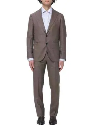 LUIGI BORRELLI Single-breasted Suit - Brown