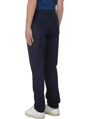 JECKERSON Slim-fit Gabardine Trousers - Blue