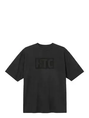 HTC LOS ANGELES Logo-print Studded T-shirt - Black
