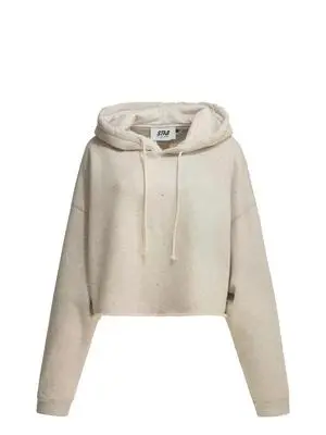 GOLDEN GOOSE Crystal-embellished Hoodie - Neutrals