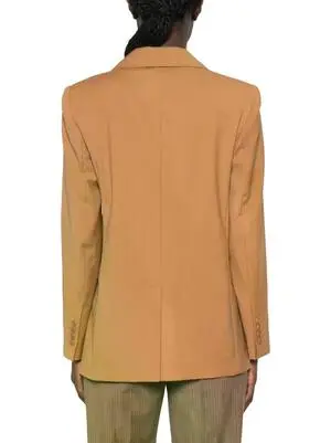 Max Mara Single-breasted Notched-lapel Blazer - Neutrals