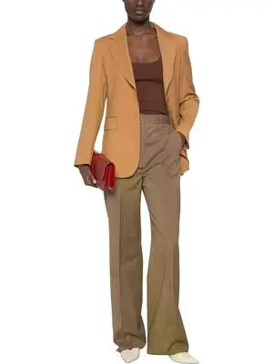 Max Mara Single-breasted Notched-lapel Blazer - Neutrals