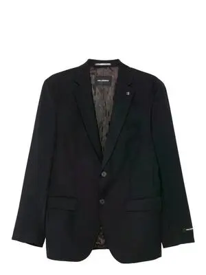 Karl Lagerfeld Single-breasted Buttoned Blazer - Blue