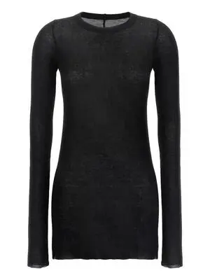 Rick Owens Ribbed Long-sleeve T-shirt - Black