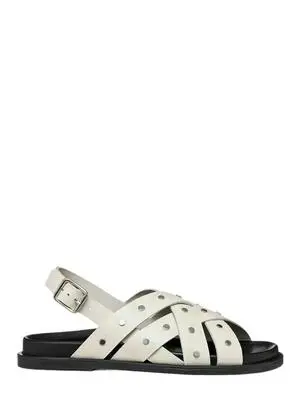 Geox Adelash Crossover-strap Sandals - Neutrals