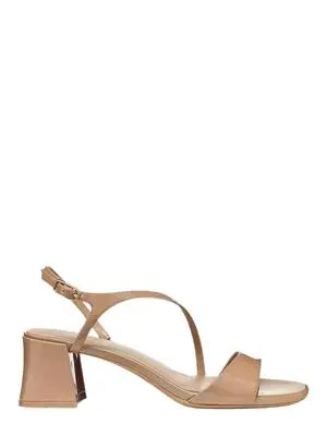 Geox Eraklias Slingback Heeled Sandals - Neutrals