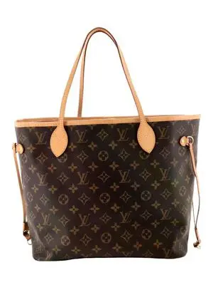 LOUIS VUITTON Monogram Canvas Neverfull Mm Tote Bag - Brown