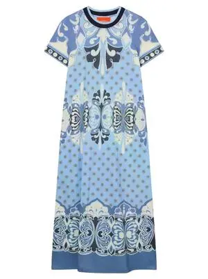 La DoubleJ Sporty Swing Dress - Blue