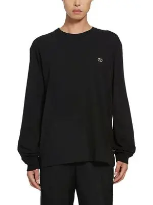 Valentino Garavani Vlogo Long-sleeve T-shirt - Black