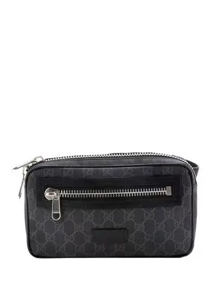 Gucci Gg Coated Canvas Belt Bag - Black