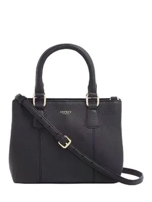OSPREY Mini Adaline Leather Tote Bag - Black