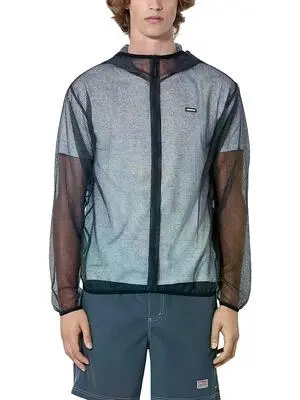 METALWOOD STUDIO Mesh Hooded Jacket - Black